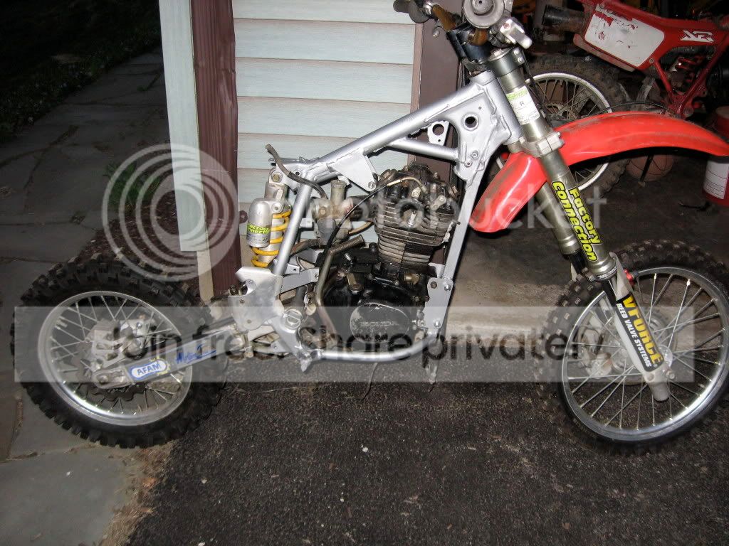 Yet another cr/xr200 conversion - XR/CRF80-200 - ThumperTalk